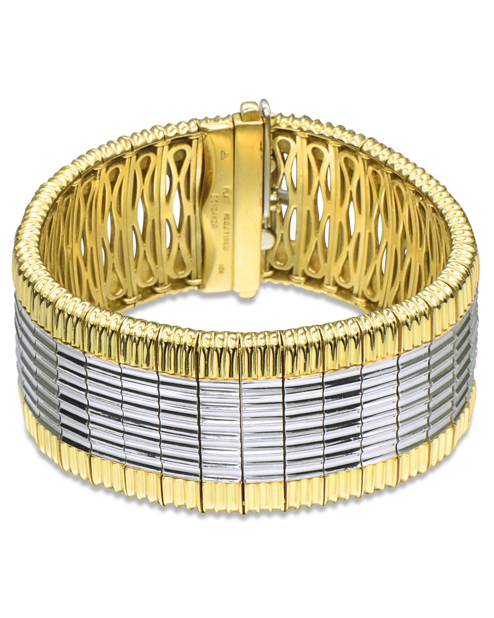Platinum And Yellow Gold Anita Bracelet By Michael Bondanza Turgeon Raine