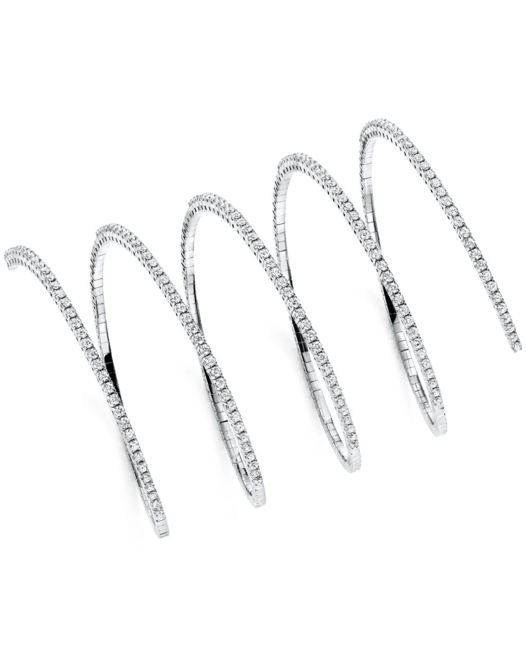 Flexible Diamond Swirl Bracelet – Turgeon Raine