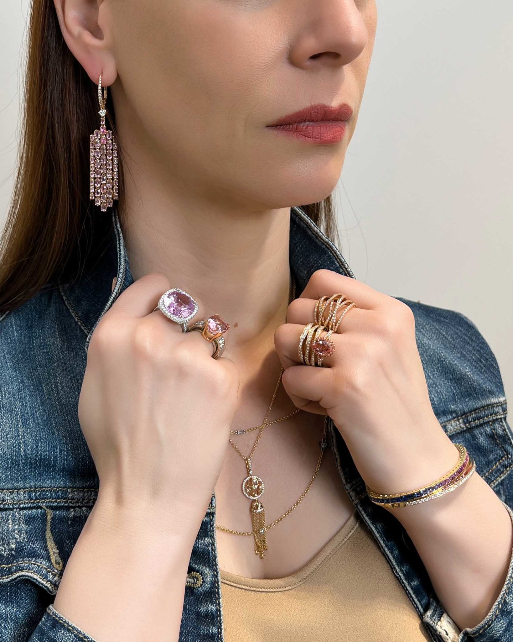 Natural Pink Sapphire and Diamond Ring – Turgeon Raine